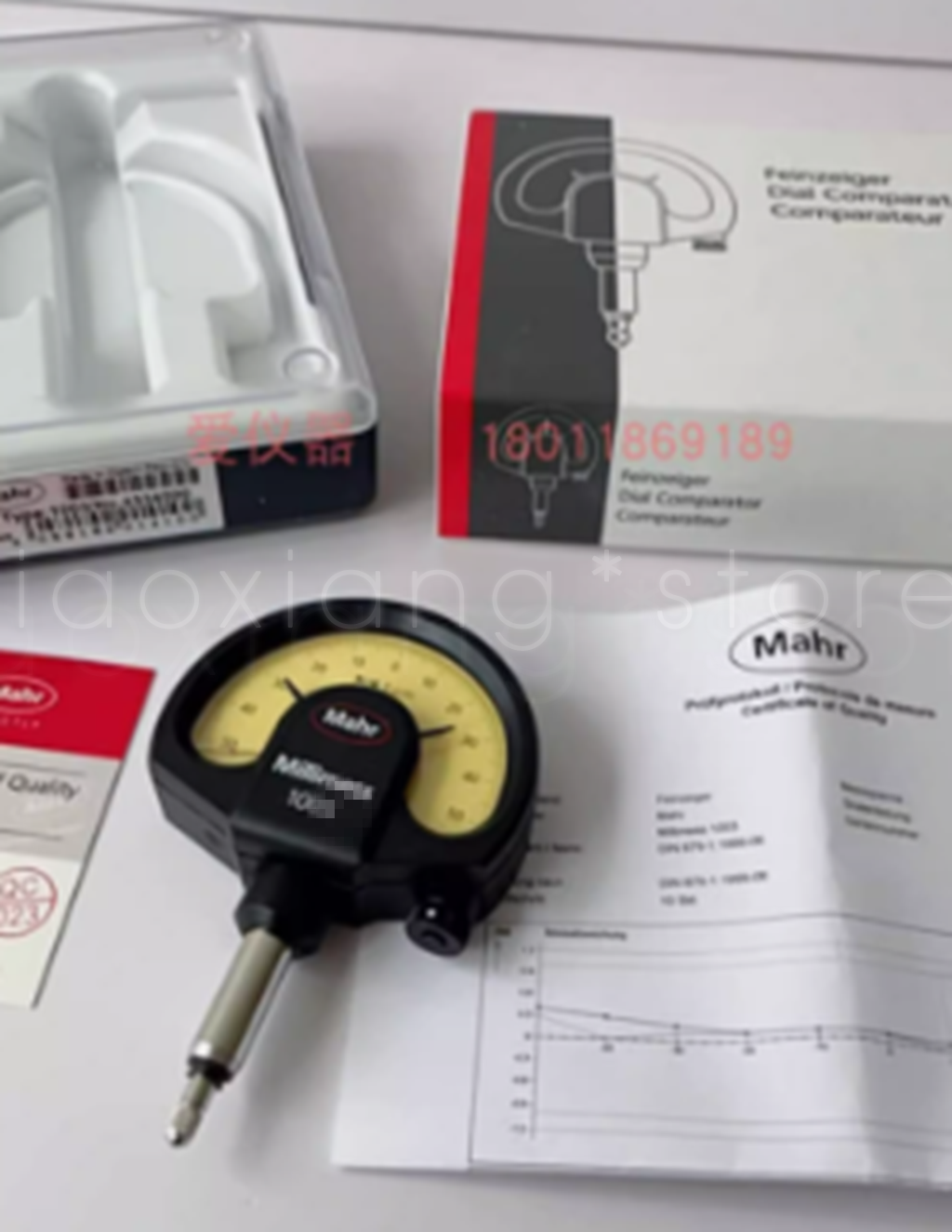 QTY:1 1004 comparator torsion spring dial gauge, dial gauge 4333000 ± ...