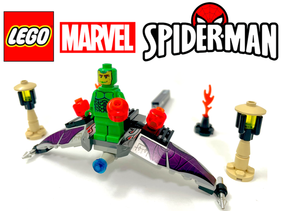 LEGO MARVEL SPIDER-MAN 1374 GREEN GOBLIN * 100% + RARE + FAST SHIPPING ...