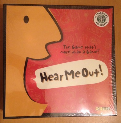 Hear Me Out Board Game ToySite Starbucks Exclusive Game Opinions Matter ...