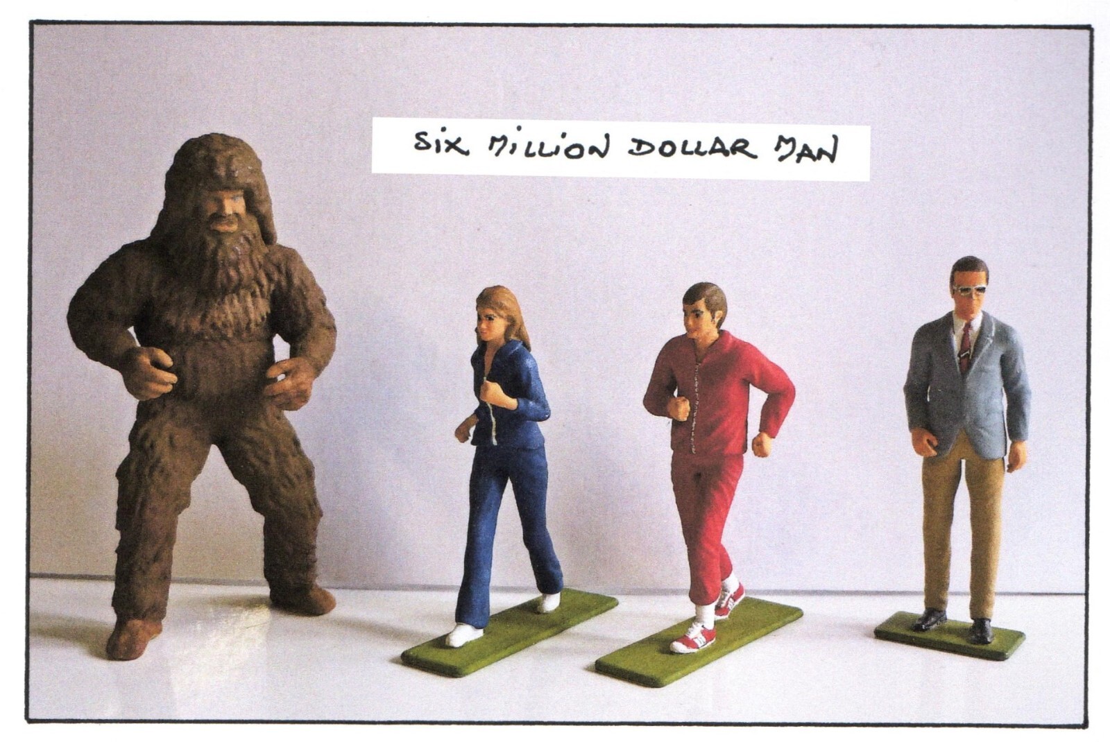 Bionic Woman Jamie Steve BIGFOOT 4 Piece Set 3D Print BONUS OSCAR ...