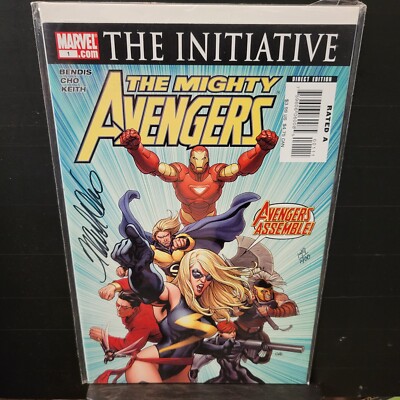 The New Avengers #1 Dynamic Forces Signed Frank Cho Marvel Comics COA ...