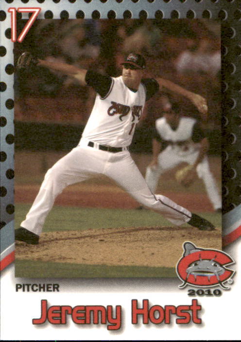2010 Carolina Mudcats Team Issue #17 Jeremy Horst Cheyenne Wyoming ...