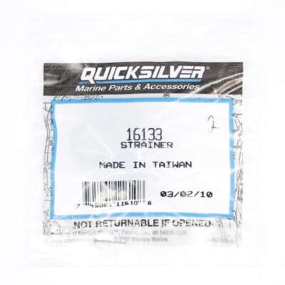 Quicksilver Strainer Part Number - 16133 | eBay