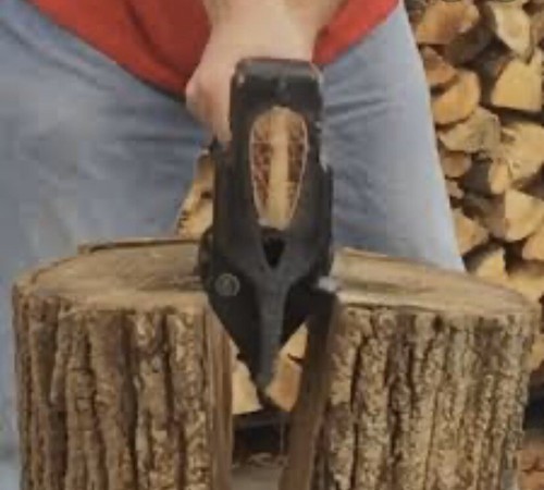 Chopper 1 One Wood Log Splitting Axe Maul Spring Loaded Spreaders New ...