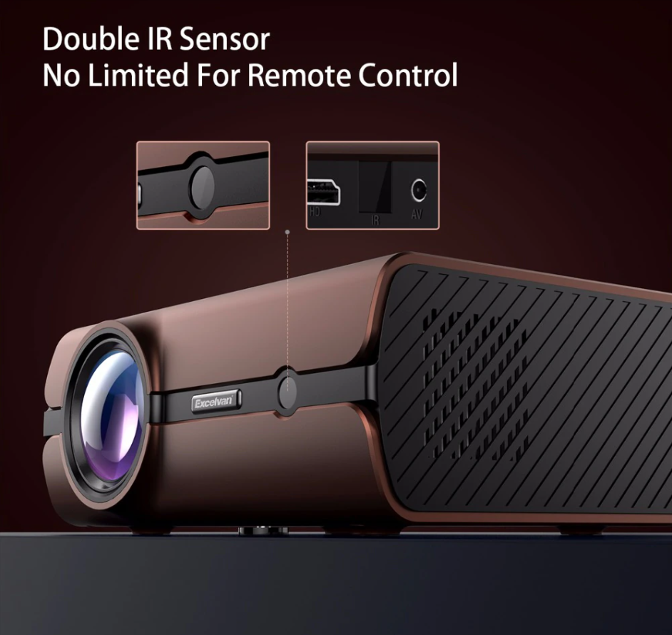 Excelvan BL46 1080P Projector Wifi 2000 lumen Wireless Home Theater | eBay