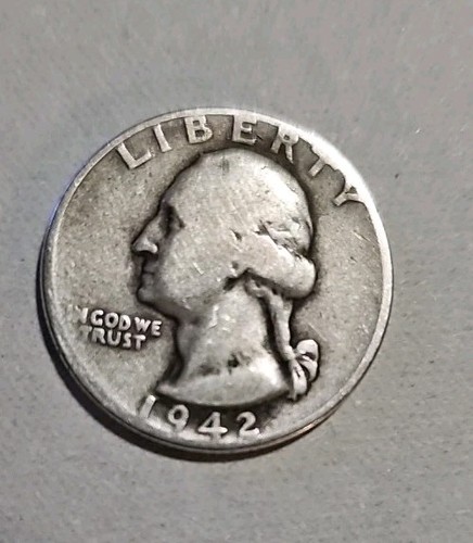 1942 Quarter 90% Silver WWII Era Collectible Coin NO MINT MARK | eBay