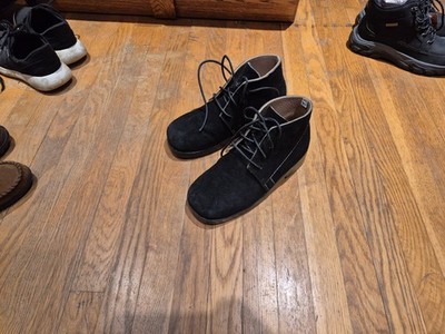 Reproduction Civil War Mens Brogan Boots Leather Suede Shoes 9.5 | eBay