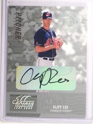 2005 Leaf Century Post Marks Silver Cliff Lee Autograph #D076/250 #65 ...