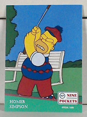 Homer Simpson: Custom-Designed Trading Card (The Simpsons) | eBay