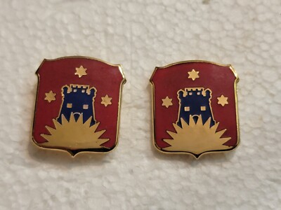 Original US Army 141 Engineer Battalion Distinctive Insignia DI DUI ...