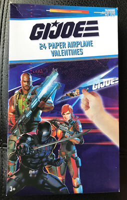 GI Joe 24 Paper Airplane Valentines | eBay