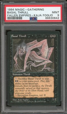 1994 Magic the Gathering MTG Fallen Empires Basal Thrull Kaja Foglio ...