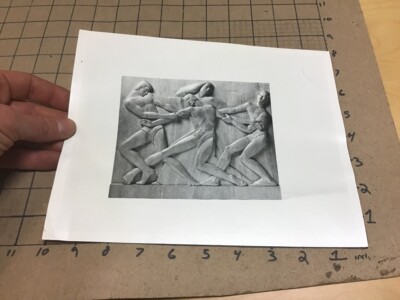 original LOUIS FERON photo of Relief Sculpture 4 modern men, V COOL. | eBay