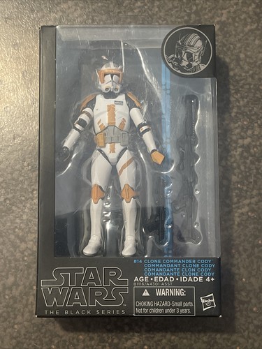 Star Wars The Black Series Clone Commander Cody 6 inch Blue Line Box ...