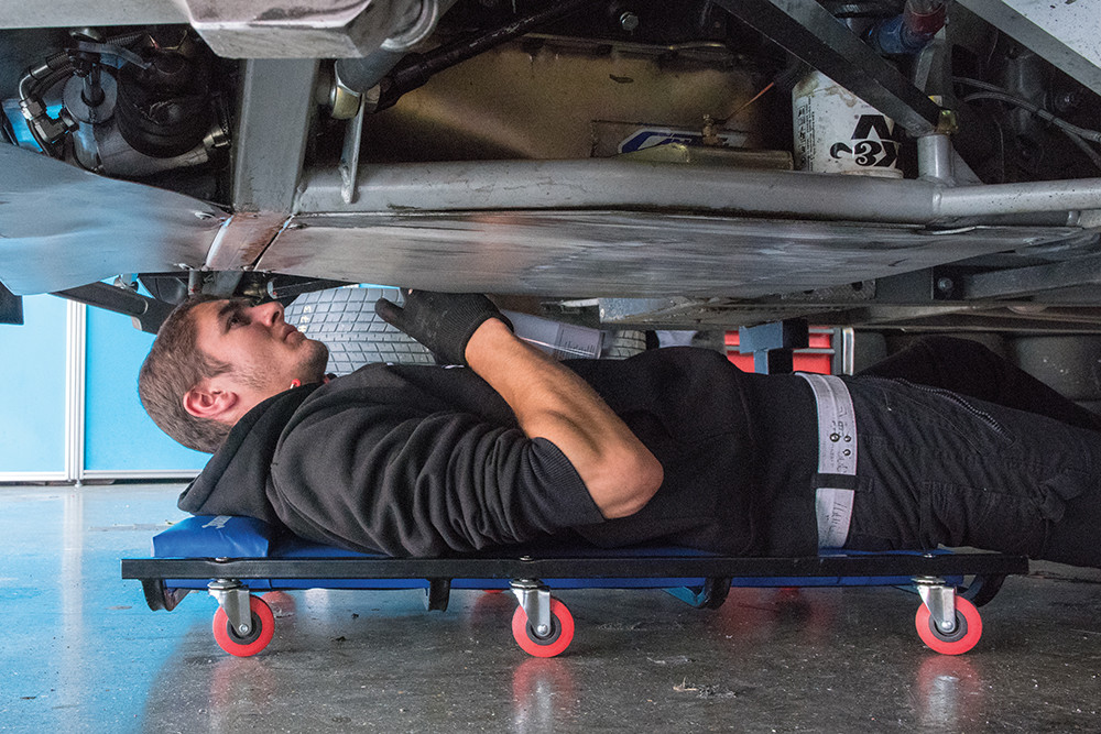 Werkstatt Rollbrett Stahl Montagerollbrett Werkstattliege KFZ Auto ...