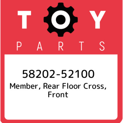 58202-52100 Toyota Member, rear floor cross, front 5820252100, New ...