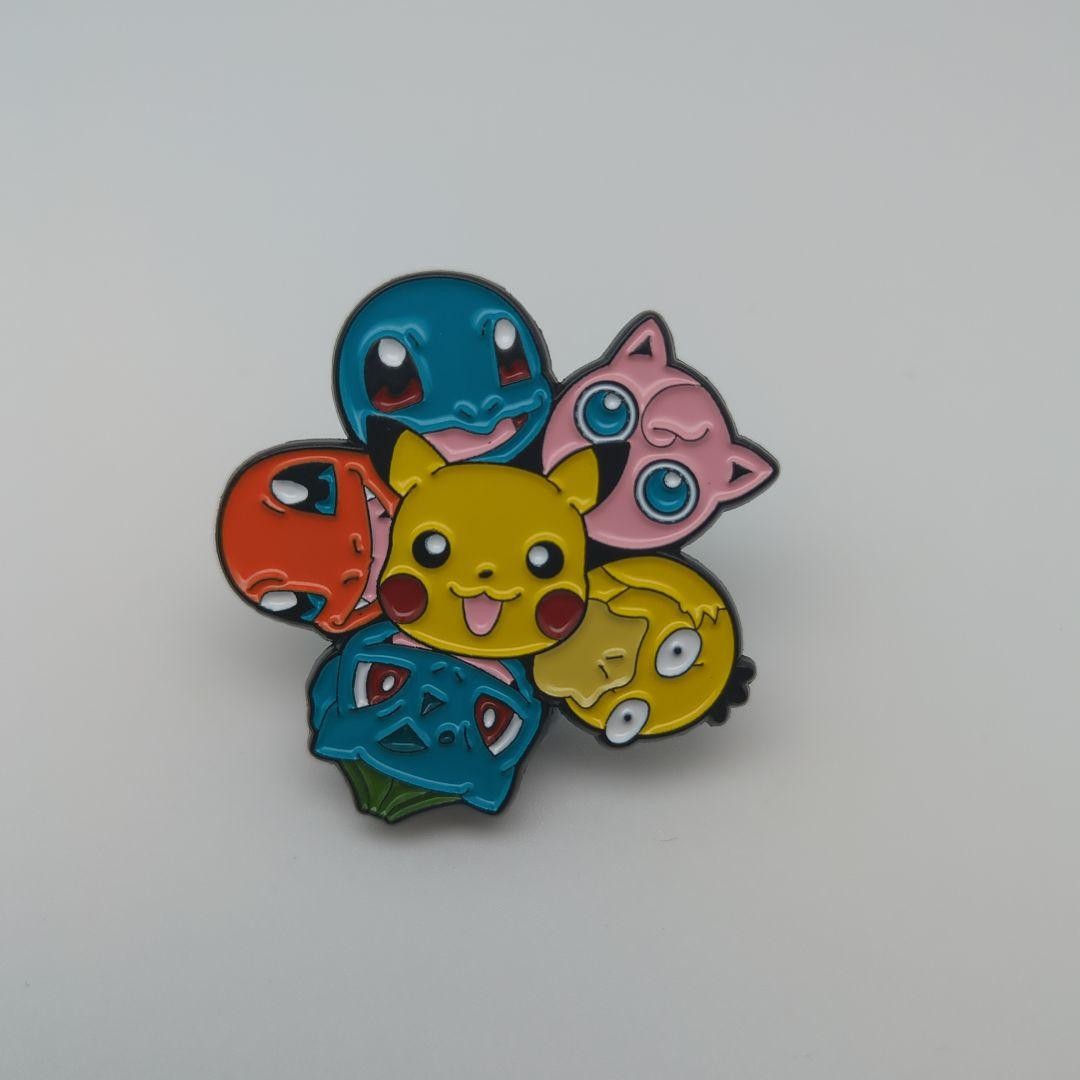 [Pin Badge] 1204 Pokemon Pikachu Charmander Squirtle Bulbasaur | eBay