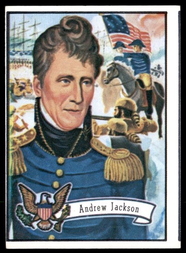 ANDREW JACKSON 1972 TOPPS U.S. PRESIDENTS #7 | eBay