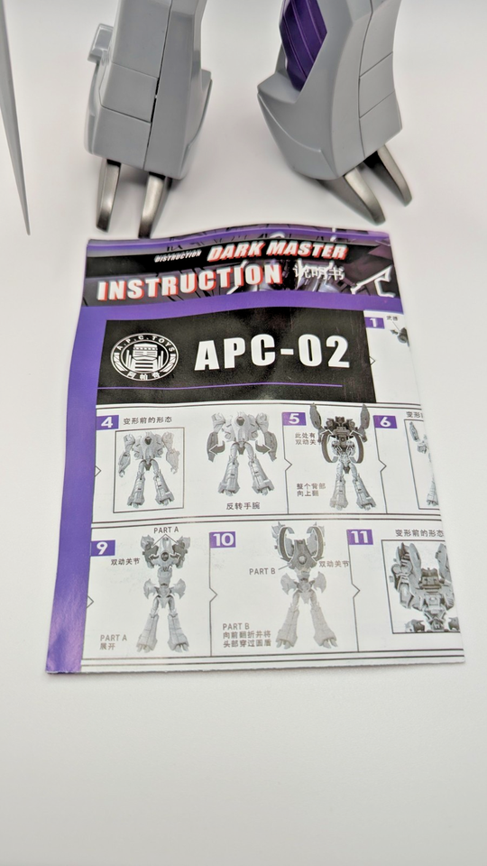 APC Toys Dark Master APC-004 Transformers Prime Megatron 2.0 Edition 7. ...