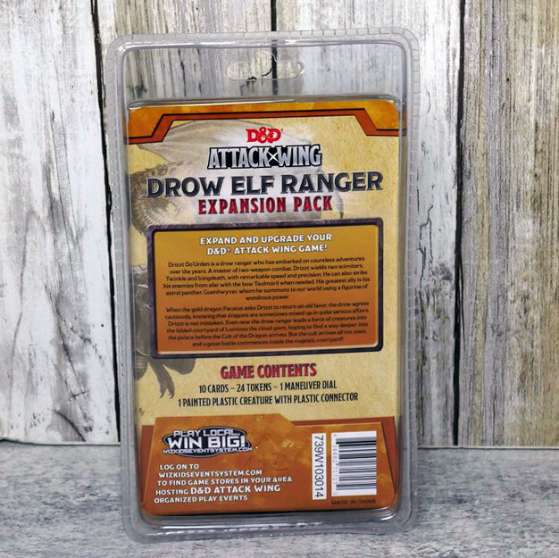 D&D Attack Wing Drizzt Do'Urden Drow Elf Ranger WZK71717 WizKids ...