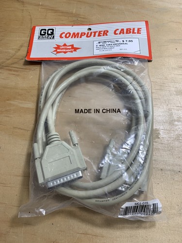 Multipurpose Parallel Serial Cable by Interex 6 FT DB25 M/M Printer ...