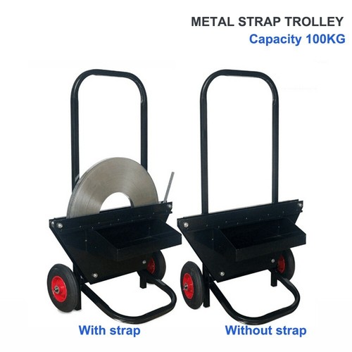 Heavy Duty Trolley Dispenser Cart For Metal Strapping Roll Max Weight ...