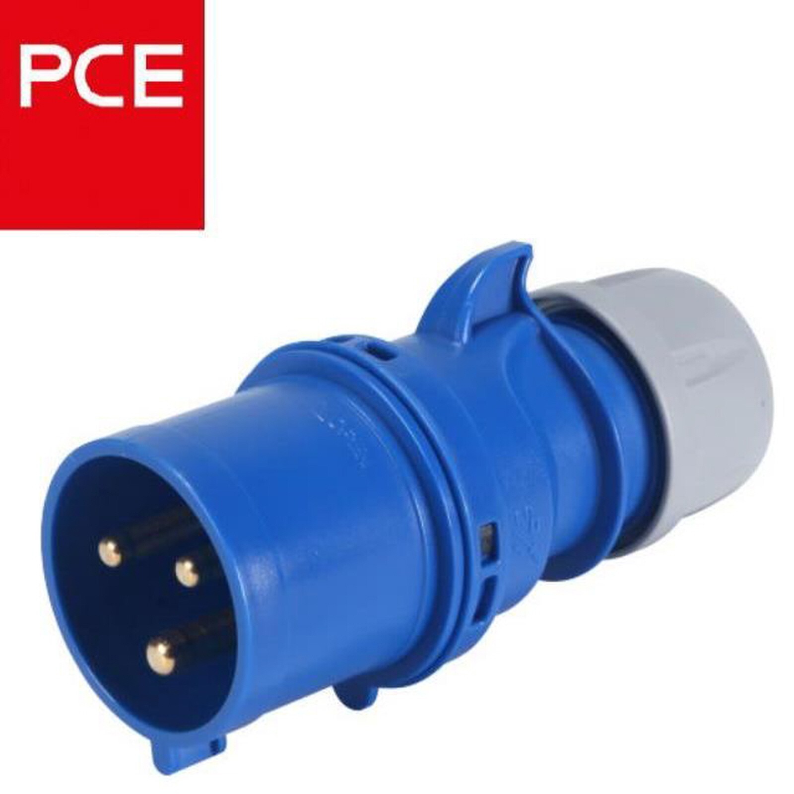 PCE 023-6 CEE-plug industrial socket [ 32A 3P 6h 230V IP44 ] SHARK type ...