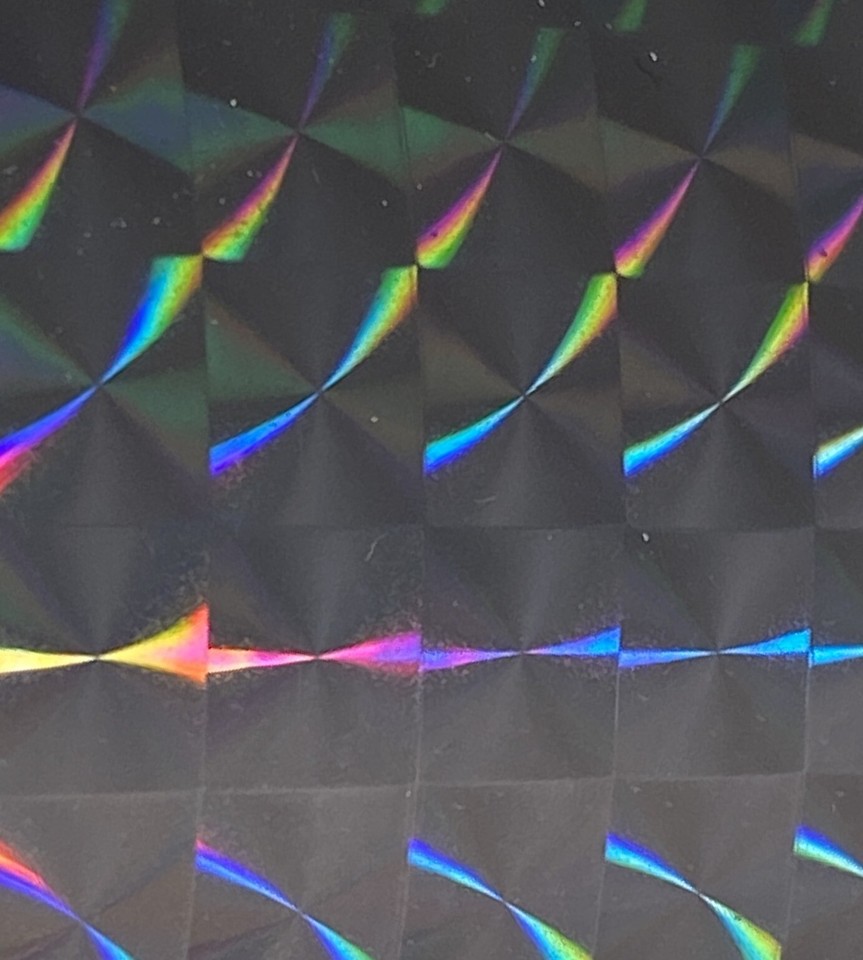 PRISM Sign Vinyl, Holographic 1/4" Mosaic, Pick Color + Size, Fantasy ...