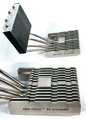 Shuttle XPC CPU Copper Base Heat Sink 38SXK8120C, AMD 64 Socket 939 ...