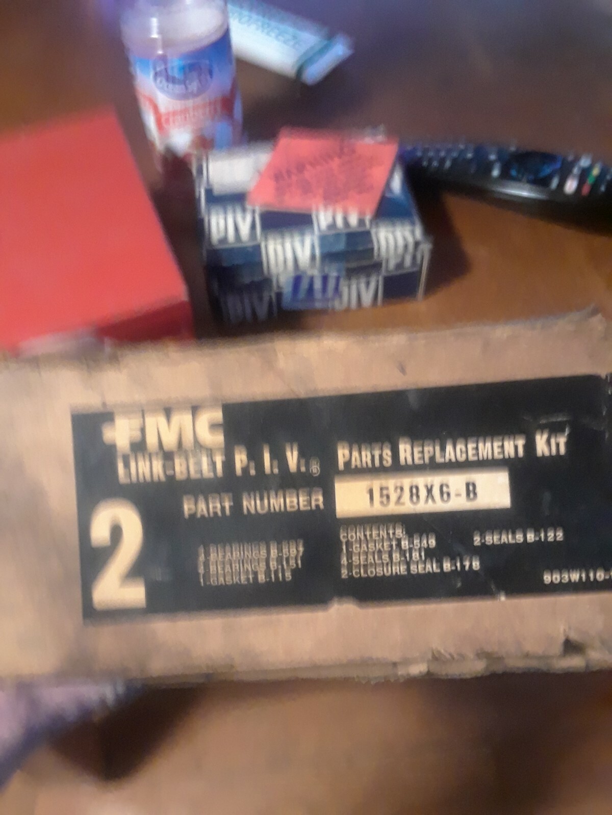 Link belt FMC PIV replacement parts 1528X6-B size 2 box | eBay