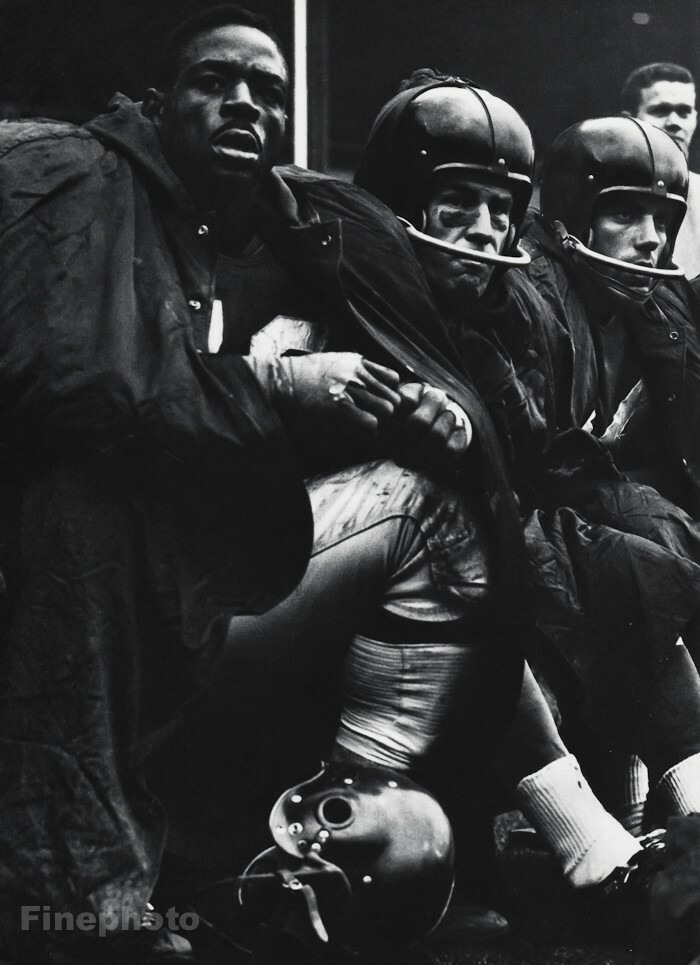 1950s NFL FOOTBALL New York Bench Sports BROWN FILIPSKI CHANDLER Photo ...