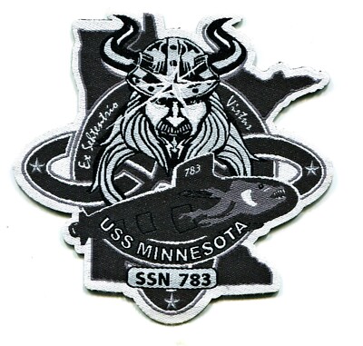 USS Minnesota (SSN-783) US Navy submarine jacket patch new fabric style ...