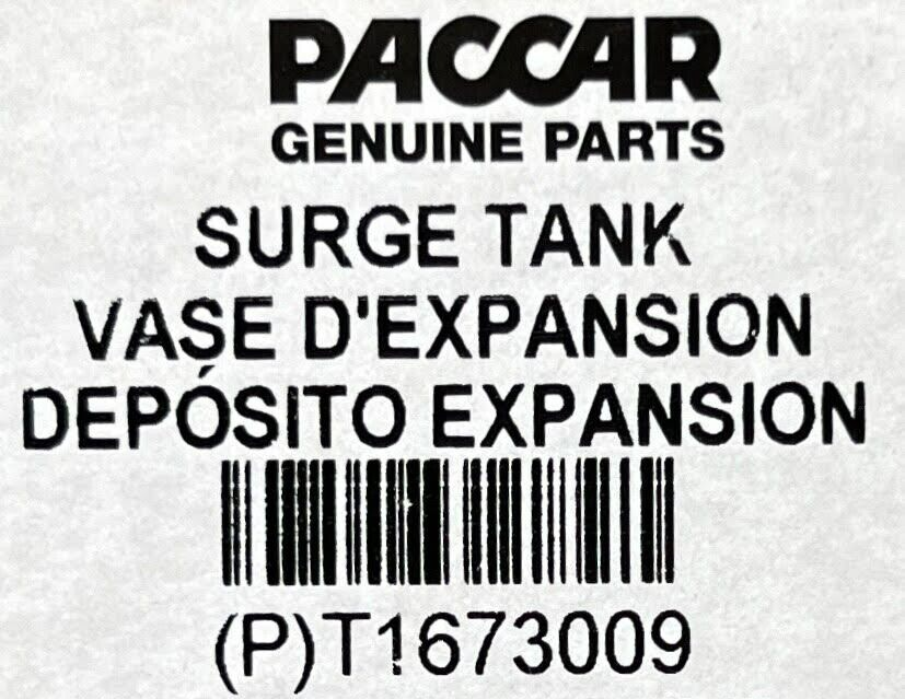 T1673009 Genuine Paccar Surge Tank OEM - New | eBay
