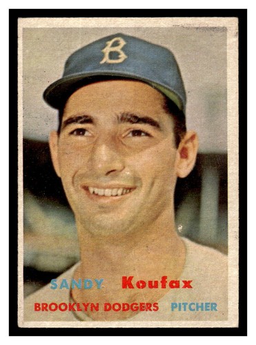 1957 Topps BASEBALL #302 Sandy Koufax 57T | eBay