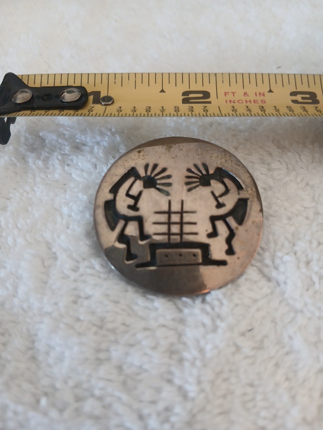 925 Silver Native American Fertility Dance Clip On & … - Gem