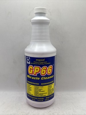 GP66 All Purpose Miracle Spray Cleaner Degreaser Biodegradeable 32 oz ...