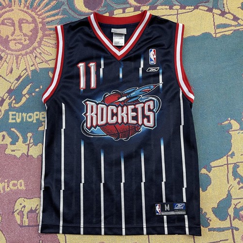 Houston Rockets Jersey Youth Medium Blue NBA Basketball Yao Ming 11 ...