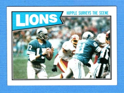 1987 Topps #317 Eric Hipple Detroit Lions TL NM | eBay