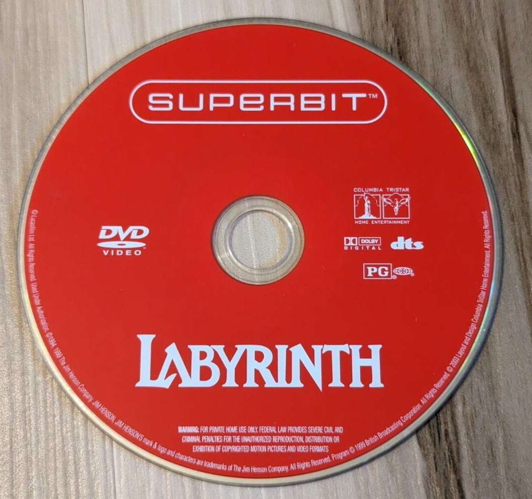 Labyrinth Disk only (DVD, 2003, Superbit) 43396008724| eBay
