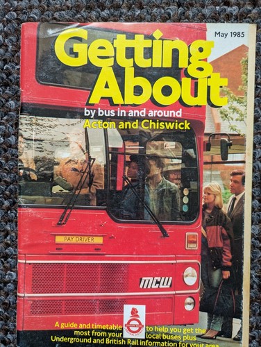 London Bus Timetable Acton & Chiswick 1985 | eBay UK