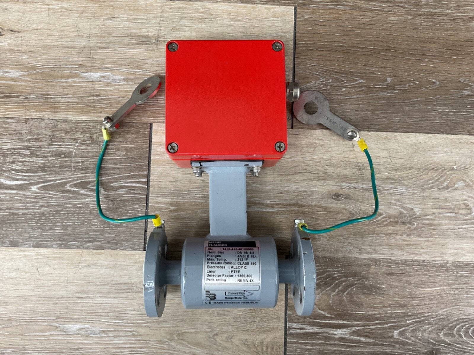 BadgerMeter FLANGED M2000 Mag Converter Mag Detector Head Flowmeter DN ...