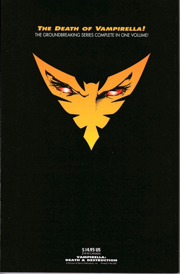Harris Comics Vampirella Death & Destruction Comic Book #1 TPB (1996 ...