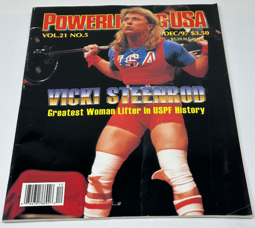 Powerlifting USA Magazine Dec 1997 Vol 21 Issue 5 Vicki Steenrod Top ...