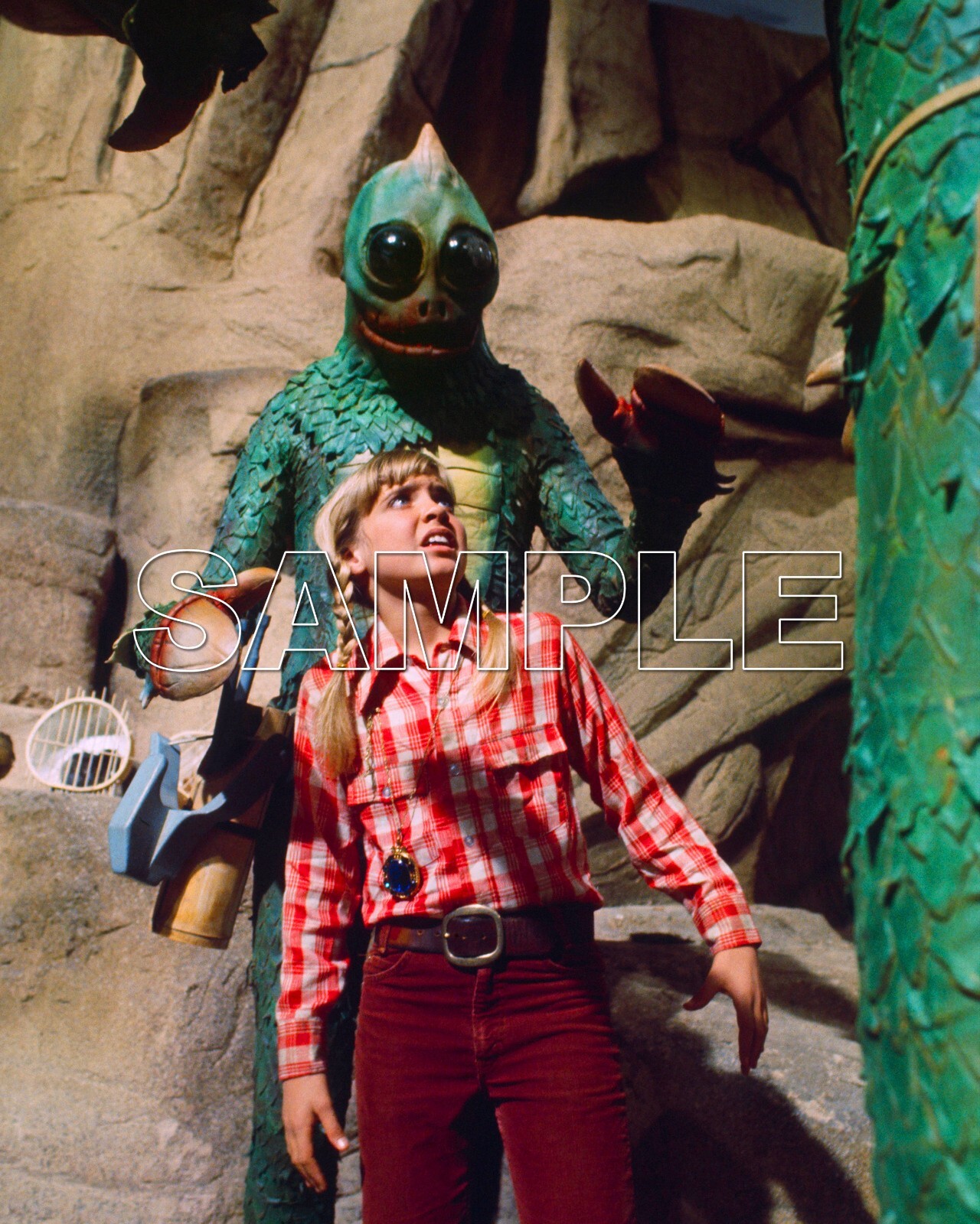 LAND OF THE LOST 8X10 Photo 14 KATHY COLEMAN & SLEESTAK classic Krofft kids TV | eBay