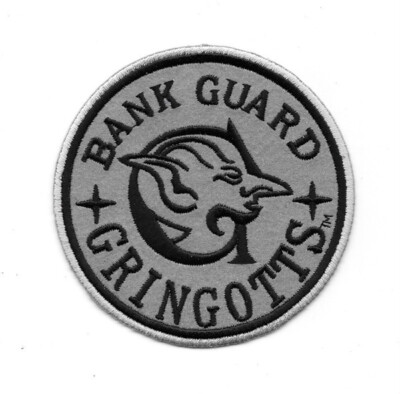 Harry Potter Gringotts Bank Guard Embroidered Patch Universal Studios ...