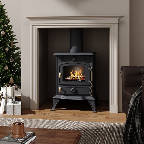 4.5KW Eco Defra Approved Multifuel Stove Wood Burning Log Burner ...