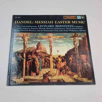 Handel: Messiah Easter Music New York Philharmonic Bernstein Vinyl ...