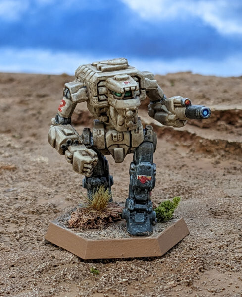 CGL Battletech painted Clan Wolf Beta Galaxy Ice Ferret/Fenris mini ...