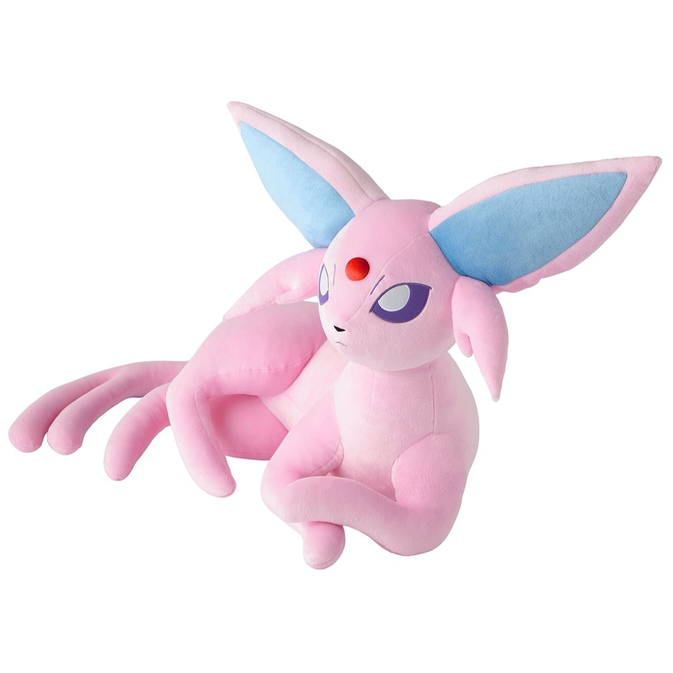 Pokémon Center Plush Life-size Lying Down Polyester Umbreon Espeon ...