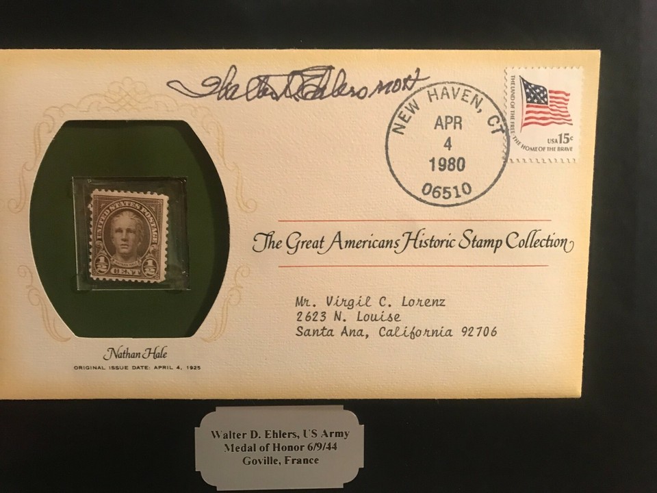 Medal of Honor Last 10 Survivors WWII Signed 1st Day of Issue Stamped ...